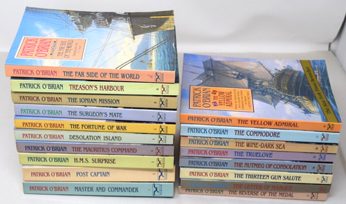 VTG Set Of 18 Patrick O'Brian Books Master & Commander WW Norton & CO ...