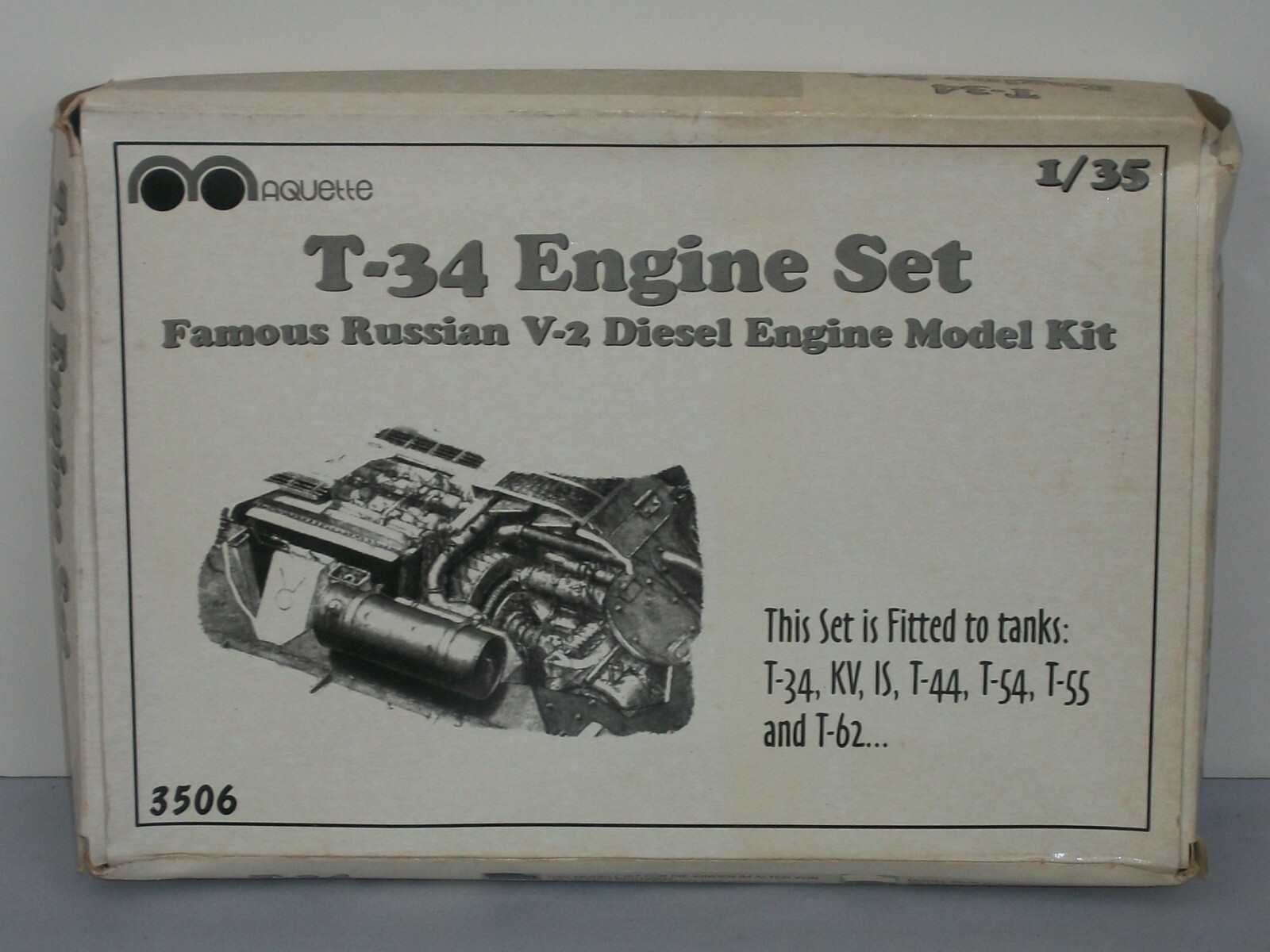 Maquette 1/35 Scale T-34 Engine Set | eBay