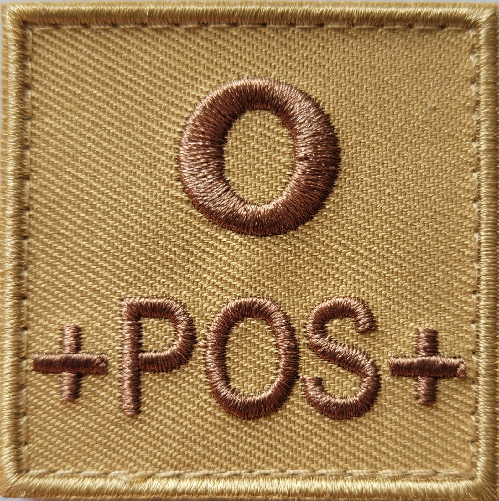 Lot Of 10 Ecu O+ Sand Blood Group O Positive Patch Scratch Rhesus | eBay