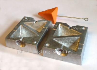 5oz & 6oz Triangle Pyramid 2 in 1 lead weight Mould sea fishing for ...