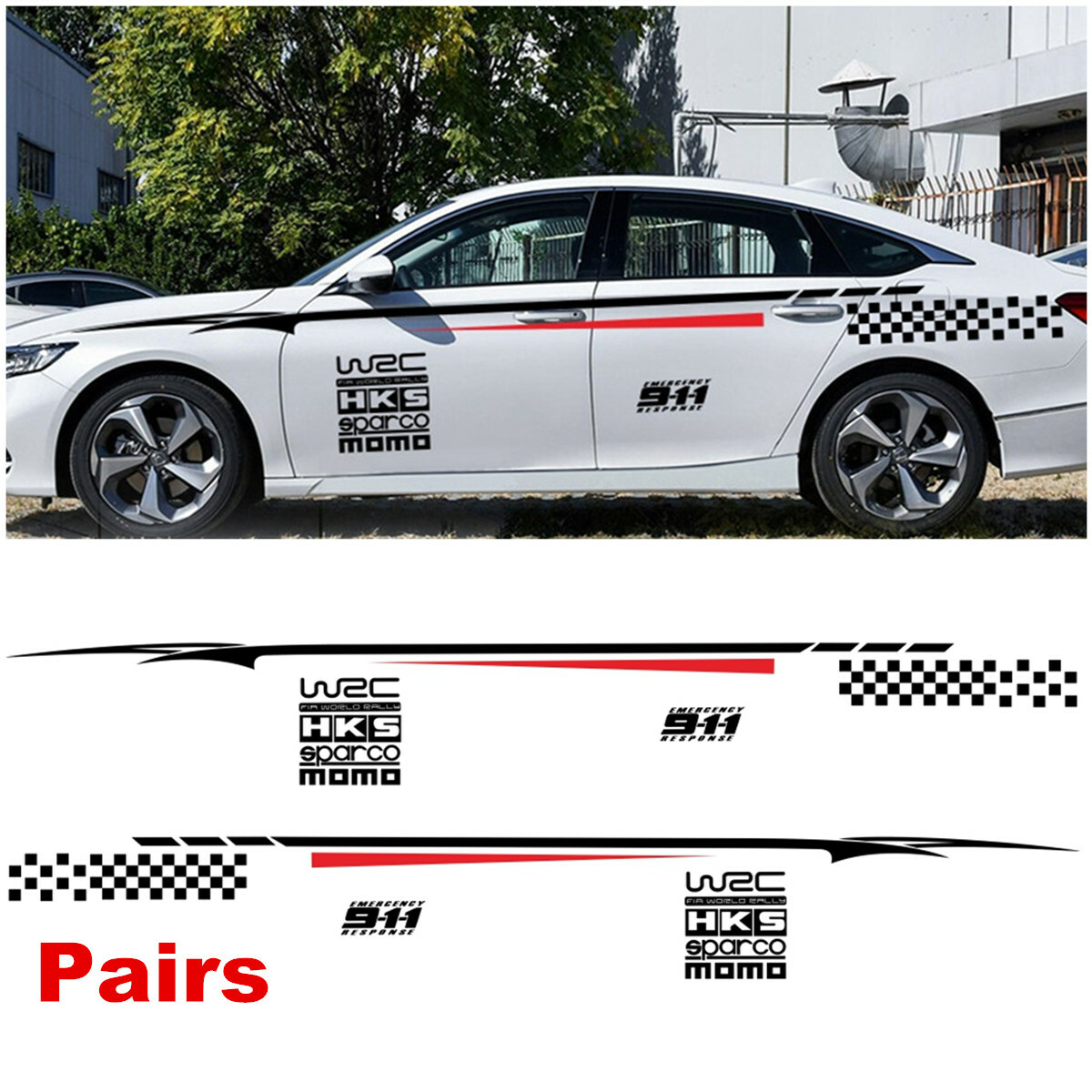 Rally Car Decals