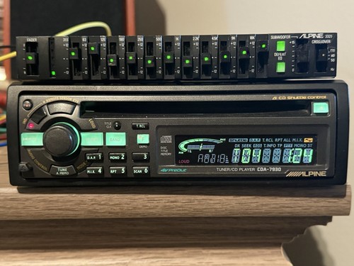 ALPINE 3321 Graphic Equalizer EQ 11-Band Vintage Old School | eBay