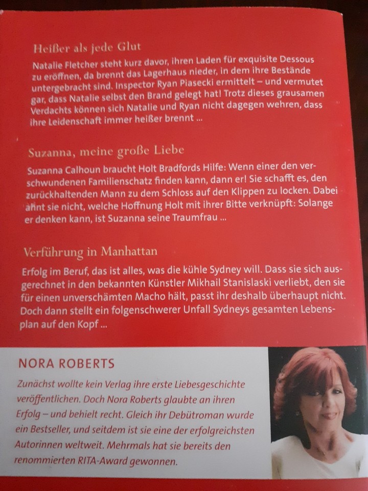 3 Cora Romane Julia von Nora Roberts - Erregende Nähe 2/24 Band 20 ...