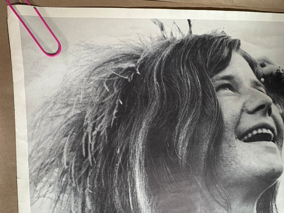 JANIS JOPLIN VINTAGE 1971 GET OFF YOUR BUTT AND FEEL THINGS ROCK & ROLL ...