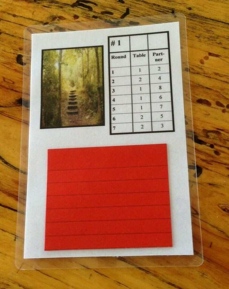 Nature, Reusable Bridge Tallies, 2 Table, Great Prize or Gift | eBay