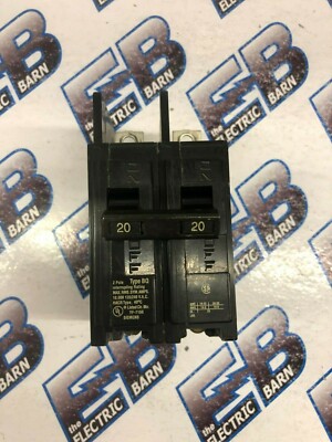 Siemens ITE BQ2B020 Circuit Breaker 20 Amp 240 Volt 2 Pole Bolt On 10K ...