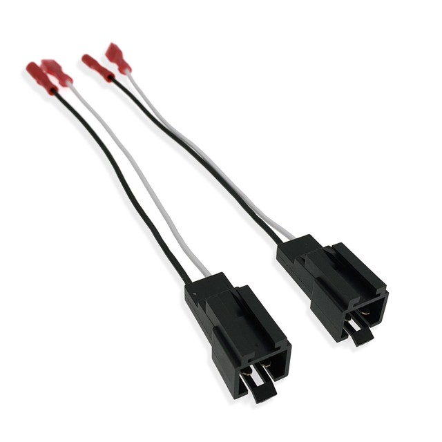 4x 2-Pin Rectangular Speaker Connector 72-6512 for Select Chrysler ...