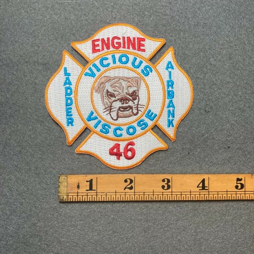 PENNSYLVANIA VICIOUS VISCOSE ENGINE 46 FIRE DEPT PATCH I5 | eBay