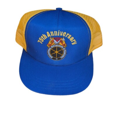 Vtg 80s Truckers Snapback Hat Teamsters Local Horse Patch Union Made ...