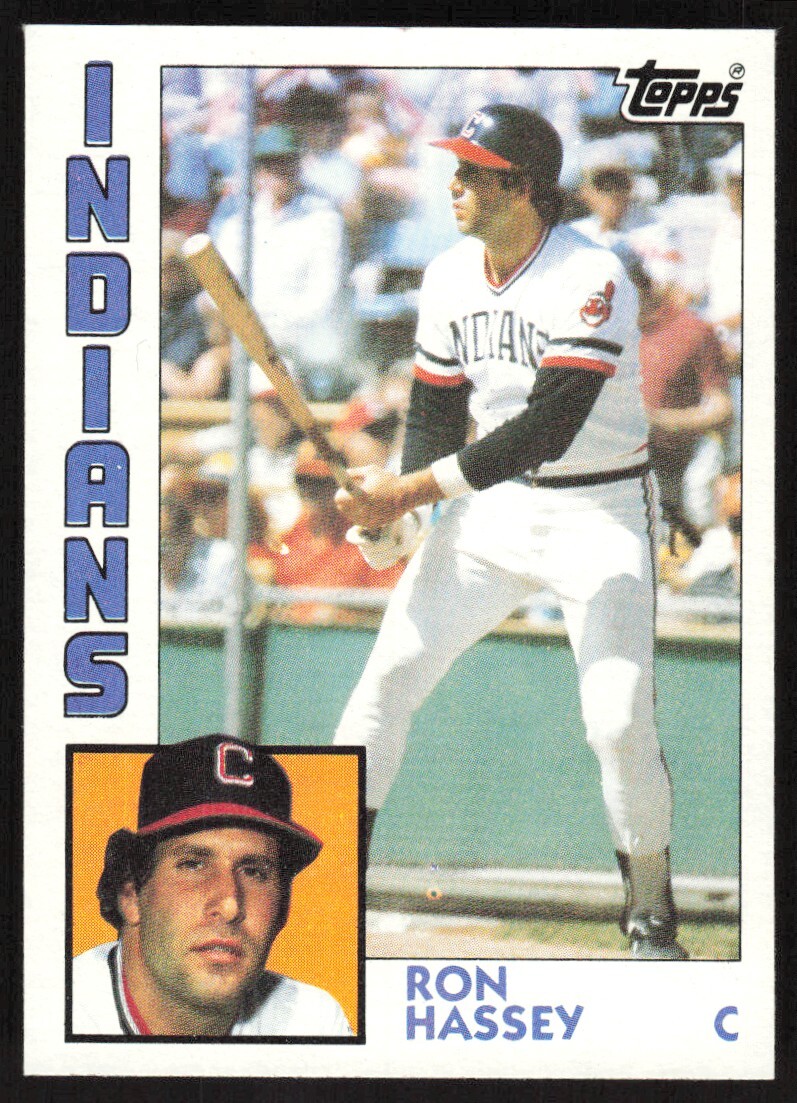 1984 Topps Baseball Ron Hassey #308 Cleveland Indians | eBay