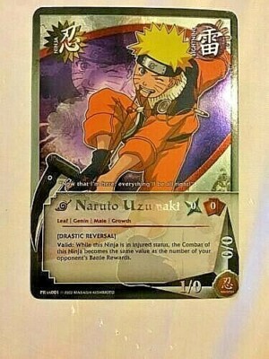 Naruto Uzumaki - PR-US001 - Promo PL Naruto Card Holo | eBay