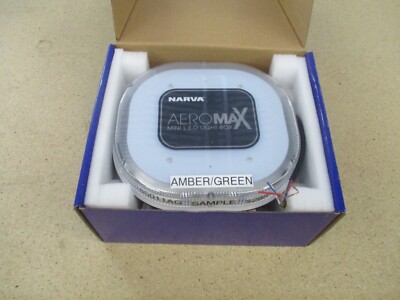 NARVA 85011AG 12/24V AEROMAX MINI LED LIGHT BOX (AMBER/GREEN) SINGLE ...