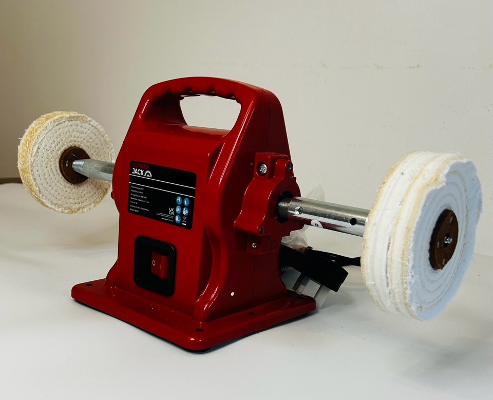 British Bench Polisher Buffer Buffing Polishing Machine Metal Alloy ...