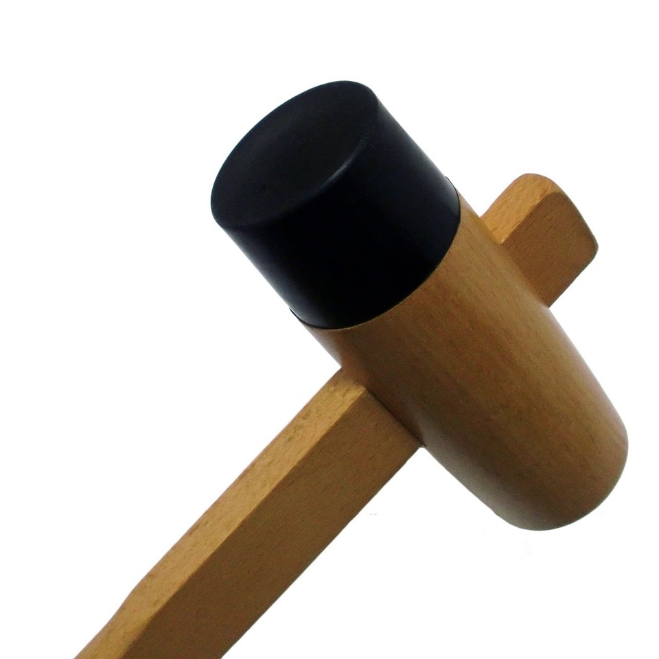 Japanese Sun UP Carpenter Wood & Rubber Hammer Mallet Kiduchi Tool 45mm ...