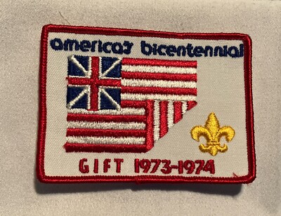 VTG 1973 1974 Americas Bicentennial Gift Flag Boy Scouts Patch BSA | eBay