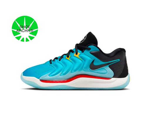 NEW Sz 10-12 Men's NIKE KD 17 N7 Dark Turquoise White Black HJ9090-488 ...