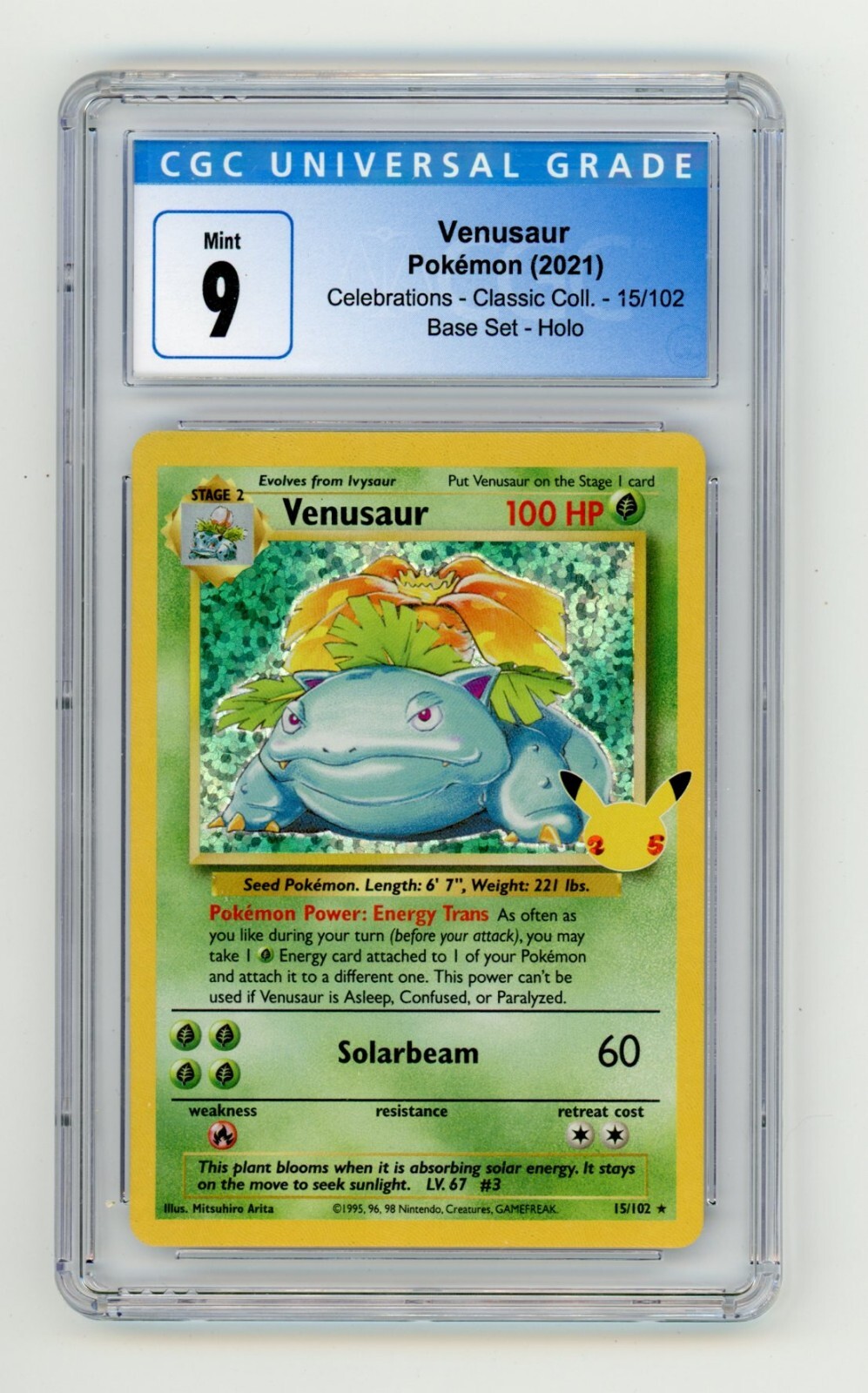 Venusaur 15/102 Celebrations: Classic Collection Holo for sale online ...
