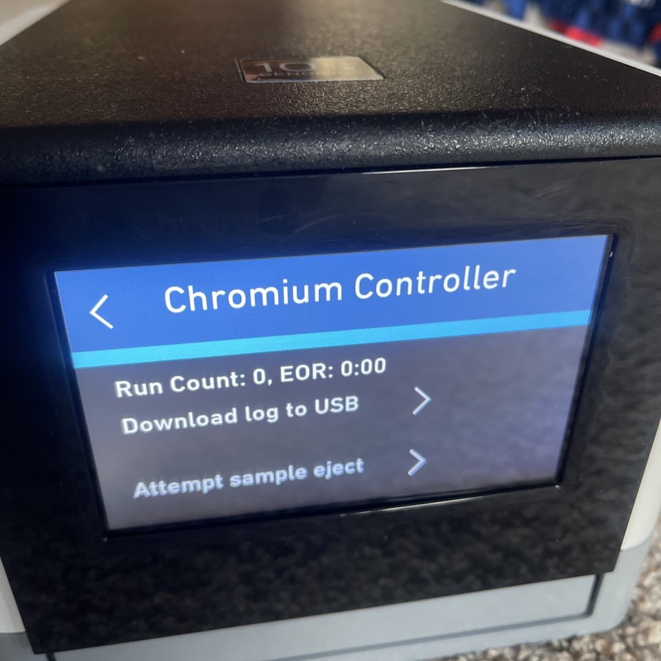 2019 10x Genomics Chromium Controller Model GCG-SR-1 MSRP: $35,000 For ...