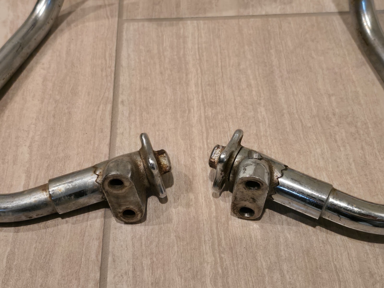 RARE Vintage Triumph Motorcycles Handlebars 2 Piece ????????? | eBay
