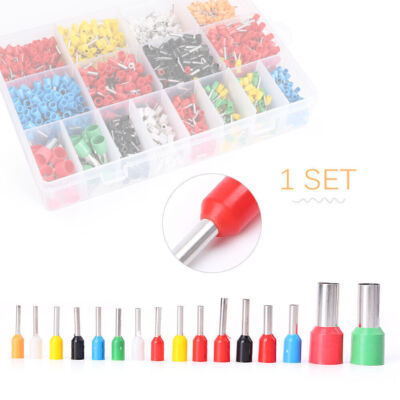CT06 2120Pcs Wire Copper Crimp Insulated Cord Pin End Terminal 22-5 ...