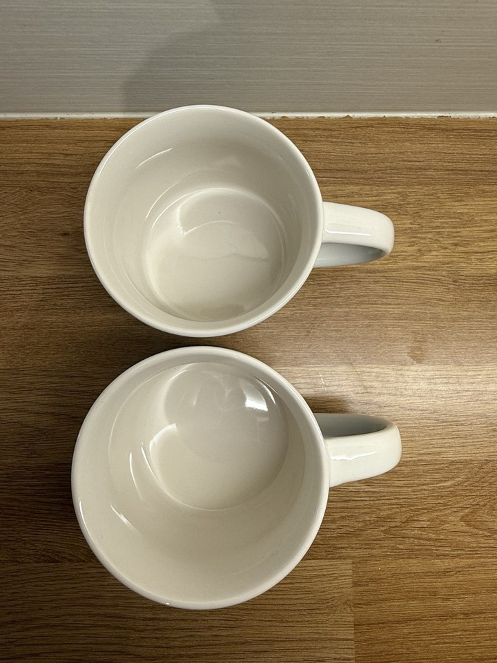 John Lewis Blue Be Kind Bee Mugs x2 | eBay UK