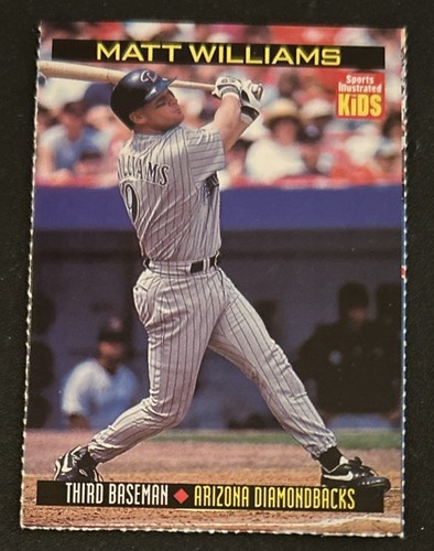 1999 Sports Illustrated For Kids SIFK Matt Williams Card #831 ...