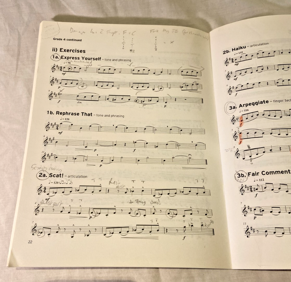 Clarinet & Jazz Clarinet Scales & Arpeggios from 2015: Grades 1 - 8 ...