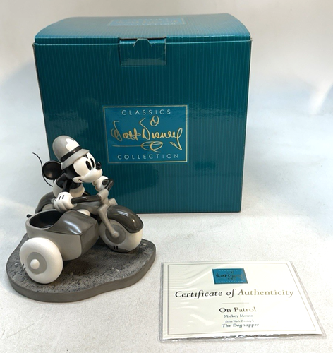 WDCC On Patrol Mickey Mouse from The Dognapper in Box COA Walt Disney ...
