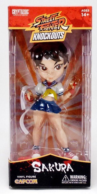 CRYPTOZOIC Street Fighter Knockouts SERIES 1 Vinyl Figure CAMMY/ SAKURA ...
