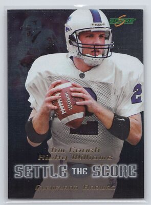 1999 Score #24 Tim Couch / Ricky Williams Settle the Score - RC Rookie ...