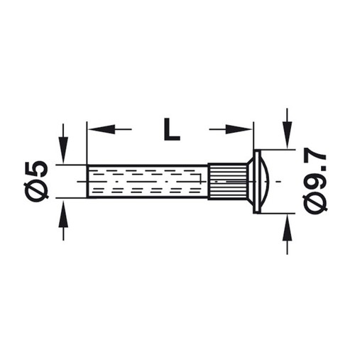 Multipurpose Furniture Panel Connector Sleeve, Universal Head Inter ...