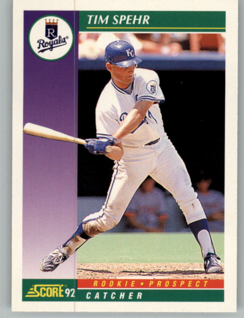1992 Score #416 Tim Spehr Royals | eBay