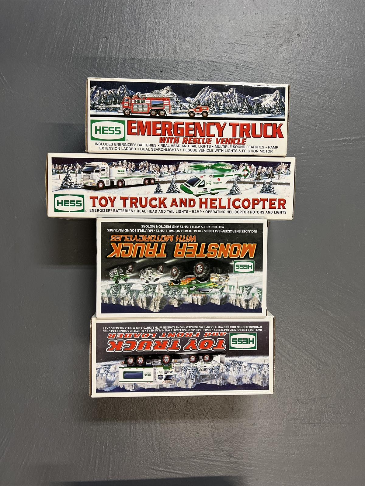 Hess Trucks Collection UNOPENED 1980-2020 | eBay