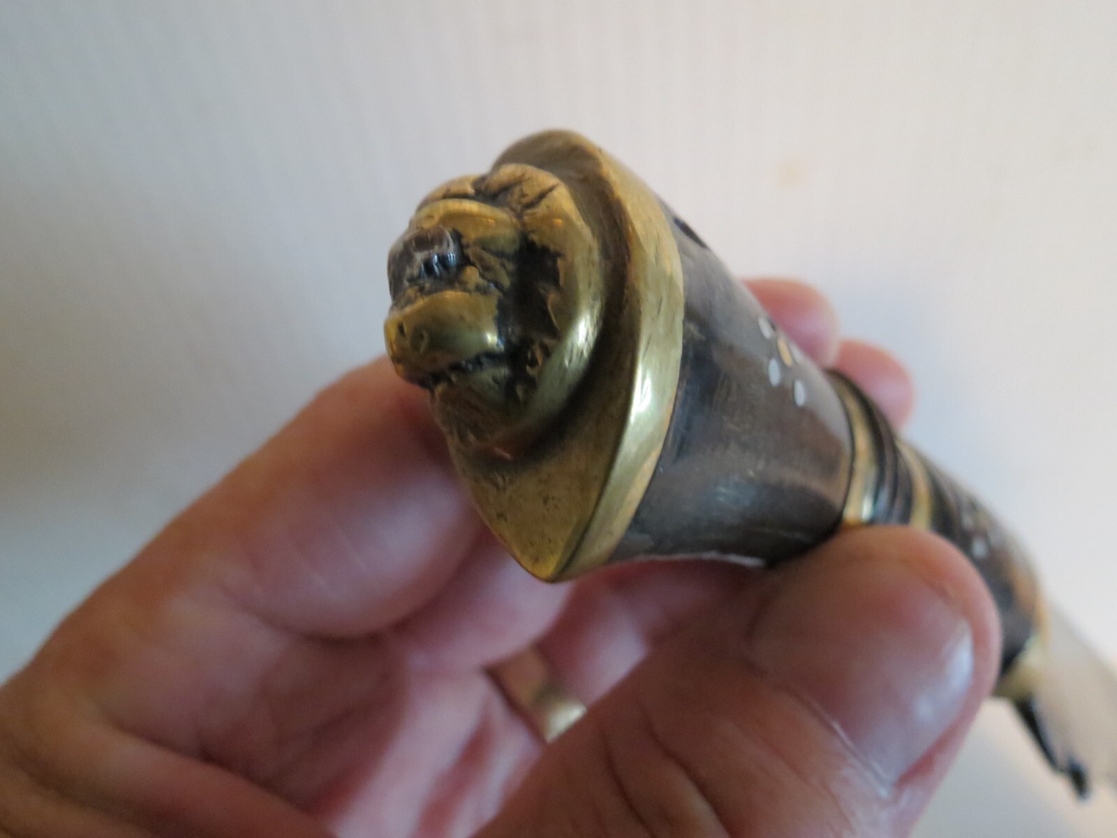 Vintage WW2 Nepal Indian Kukri Gurkha Fighting Knife W/ Scabbard - Very ...