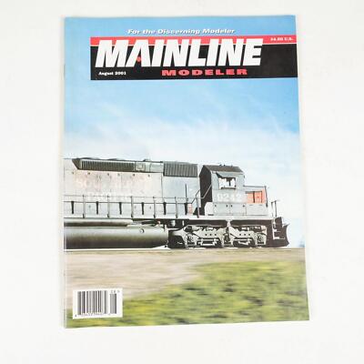 Mainline Modeler Magazine August 2001 Issue Model Railroading Depot ...