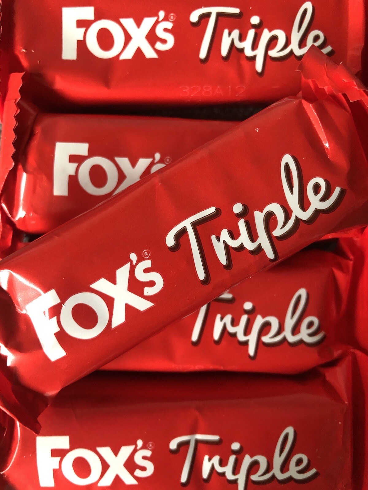 25 Foxs Triple Bars With Real Milk Chocolate. Layered Biscuit Bars. Fox ...