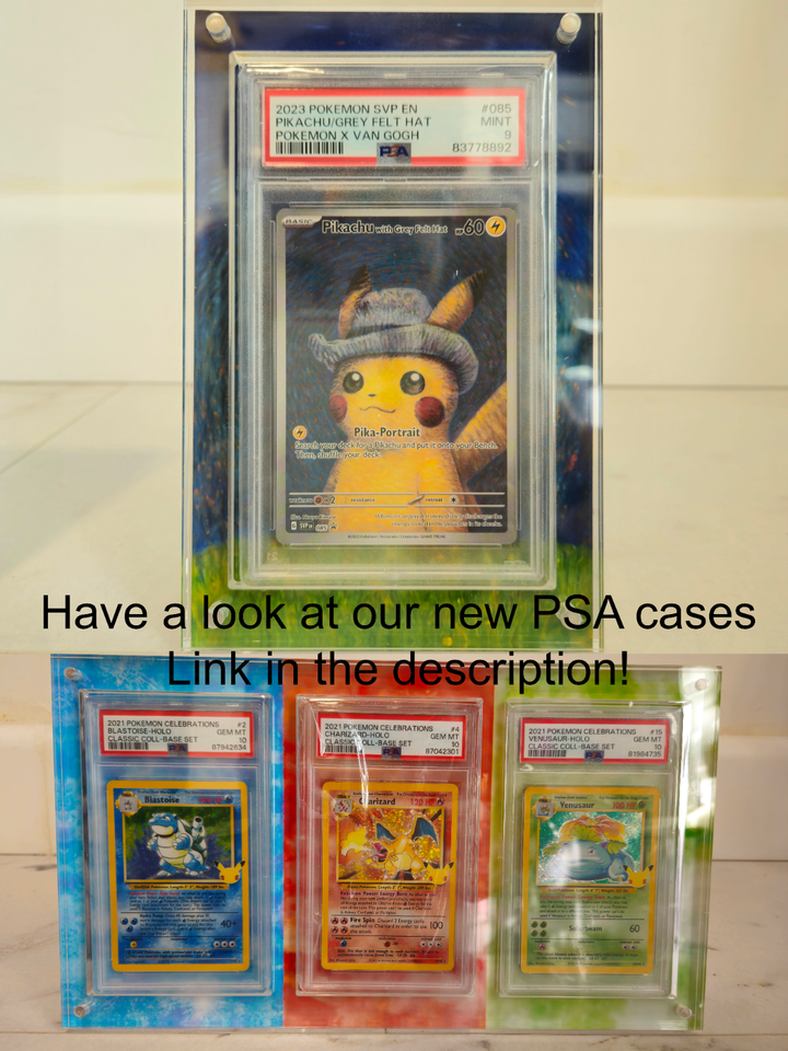 Pikachu Ex 238/191 - Pokémon Surging Sparks - Magnetic PSA Case+Artwork ...
