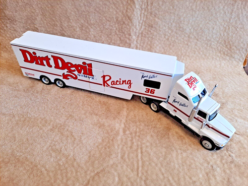 Kenny Wallace Dirt Devil Race Team Hauler Semi Truck & Trailer 1/64 ...