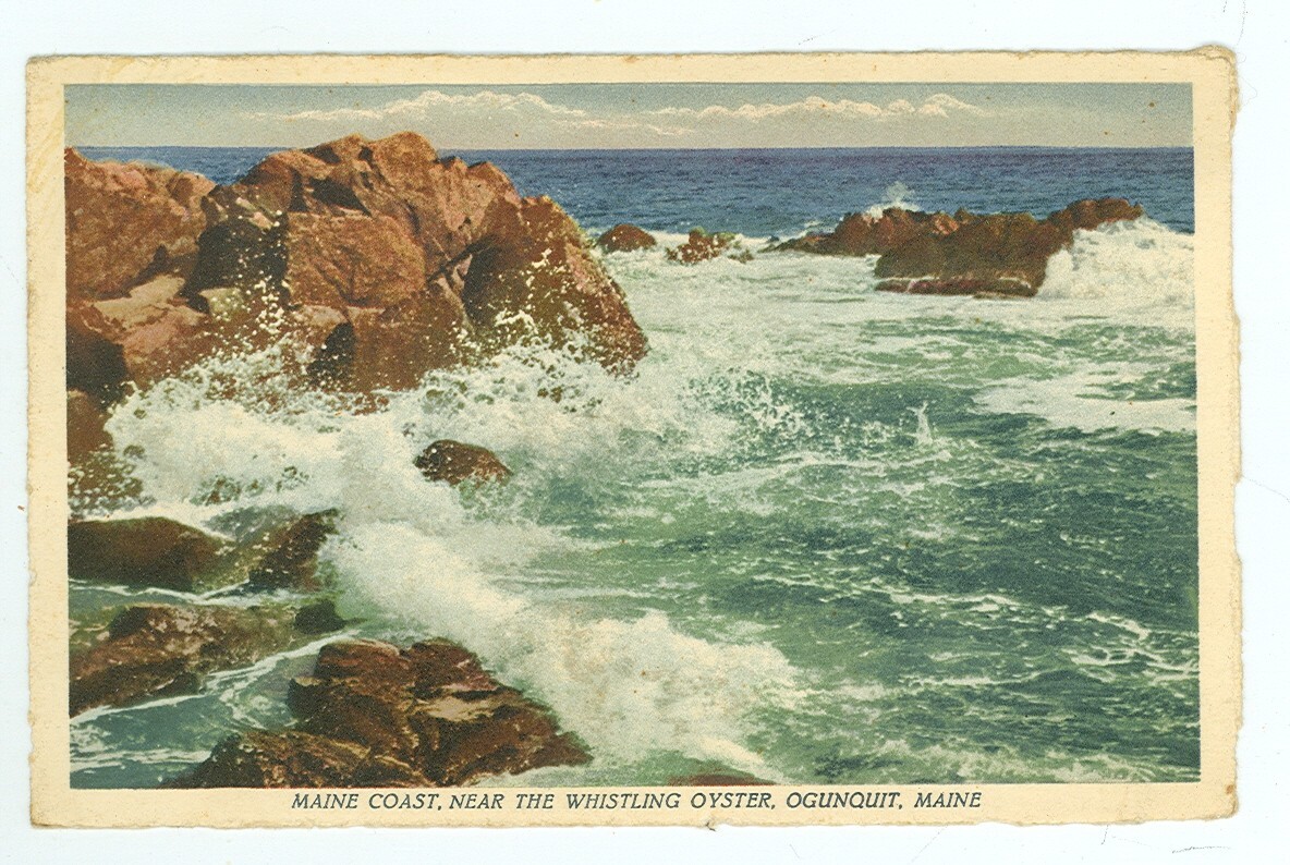 Ogunquit, Maine, Maine Coast near The Whistling Oyster (OmiscME152 | eBay