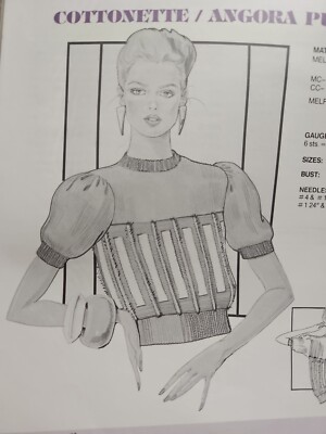 4 Vintage 1983 Glam Melrose Fashion Flair Knitting Patterns 171-174 | eBay