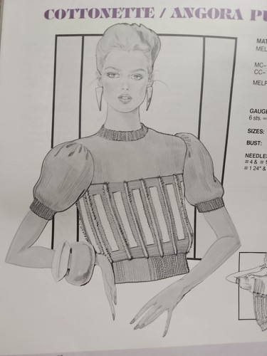 4 Vintage 1983 Glam Melrose Fashion Flair Knitting Patterns 171-174 | eBay