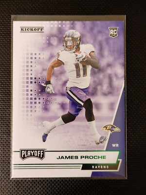 James Proche Baltimore Ravens 2020 Panini Playoff NFL Football Rookie ...