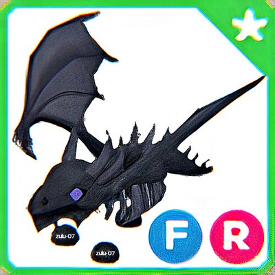 Roblox - Adopt Me - Fly Ride Shadow Dragon - Legendary | eBay