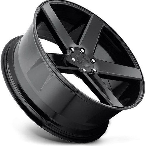 Dub S216 Baller 24x10 6x5.5" +19mm Gloss Black Wheel Rim 24" Inch ...