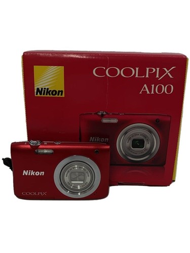 Nikon Compact Digital Camera COOLPIX A100 [Red] Used | eBay