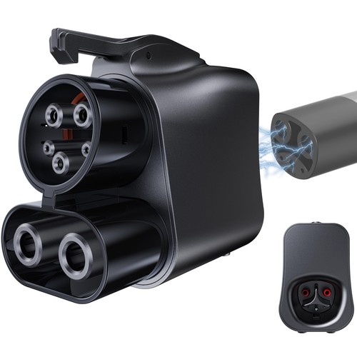 NACS to CCS1 Tesla Supercharger Adapter 500A/1000V 250KW DC Ford Rivian ...