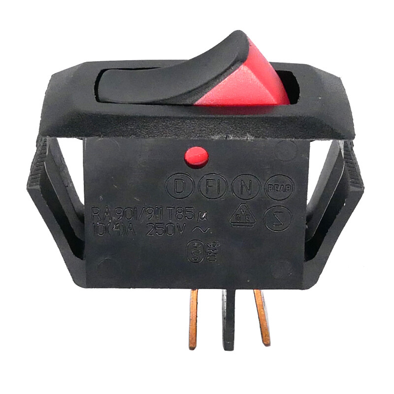 Carling RA901/911T85 2-pin 16A125VAC/10A 250V Panel Mount Snap-in ...