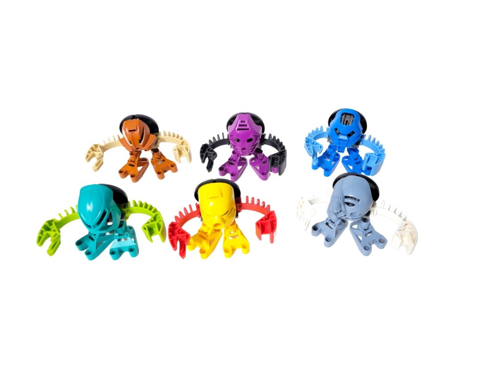 2001 LEGO Bionicle McDonald's Tohunga Matoran Set Of 6 With Disks | eBay