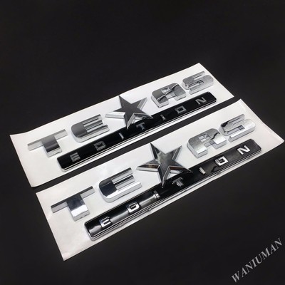 2pcs Texas Edition Emblem Badge Sticker | eBay