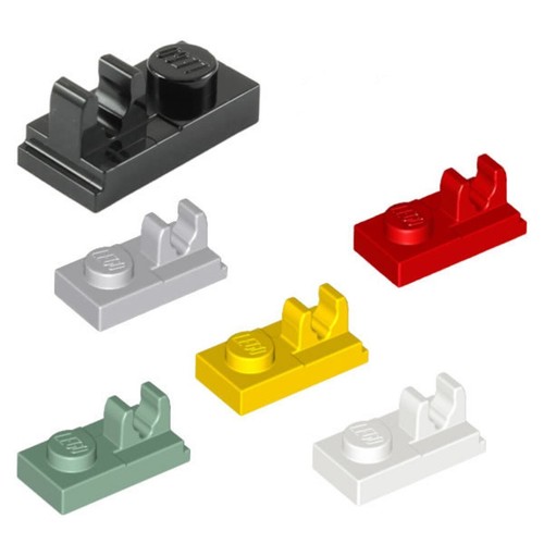 LEGO Parts 92280 (6pcs) Plate Modified 1x2 w/Clip on Top Choose Color ...